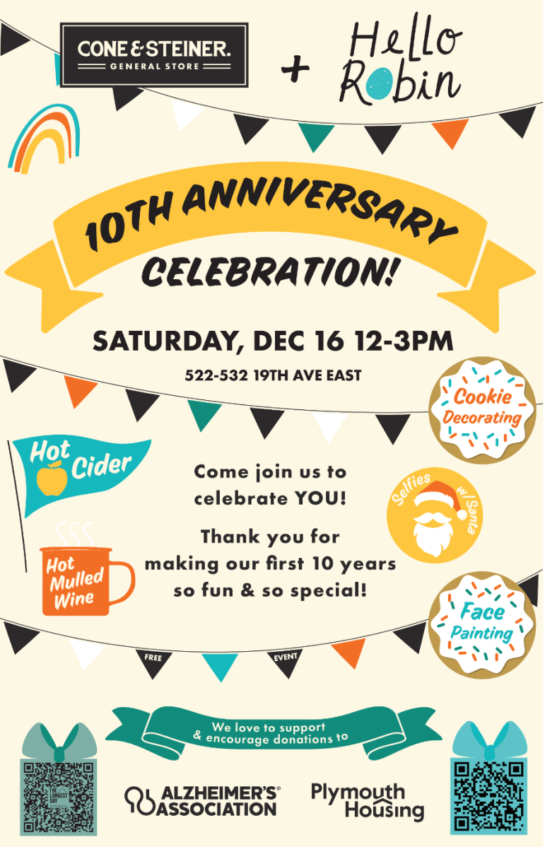 Hello Robin + Cone & Steiner Host 10-Year Anniversary Celebration on ...